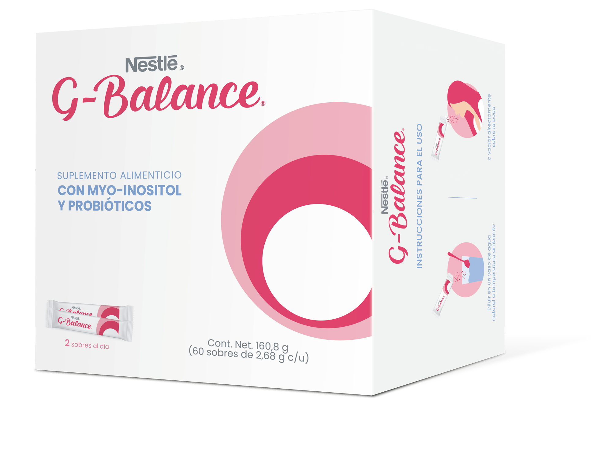G-Balance 160.8 g Suplemento Alimenticio 60 Sobres de 2.68 g c/u ...