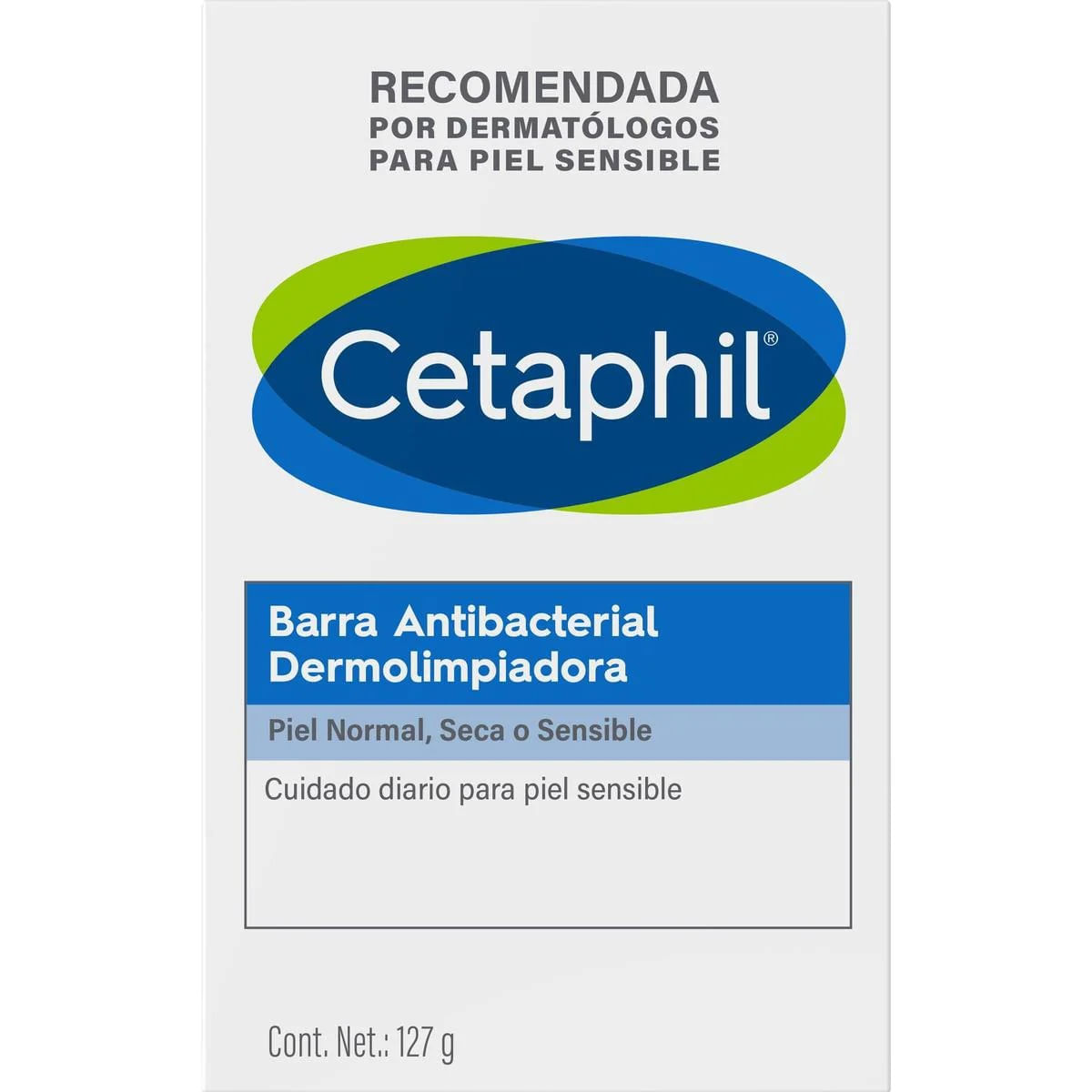 Cetaphil Barra Antibacterial Dermolimpiadora 127 g - Farmacias Klyns