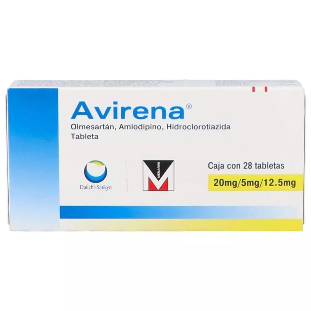 Avirena 20 mg / 5 gm/ 12.5 mg 28 Tabletas - Farmacias Klyns