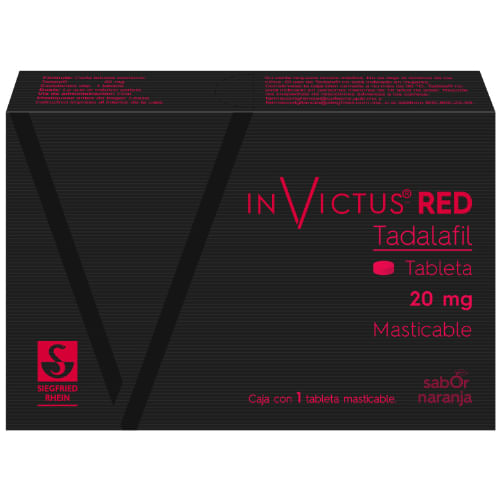 Invictus Red 20 mg 1 Tableta - Farmacias Klyns