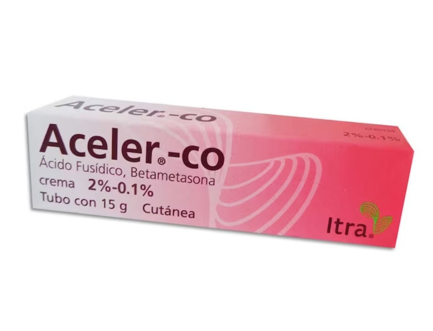 Aceler-Co Crema 2 % / 0.1 % Tubo con 15 g - Farmacias Klyns