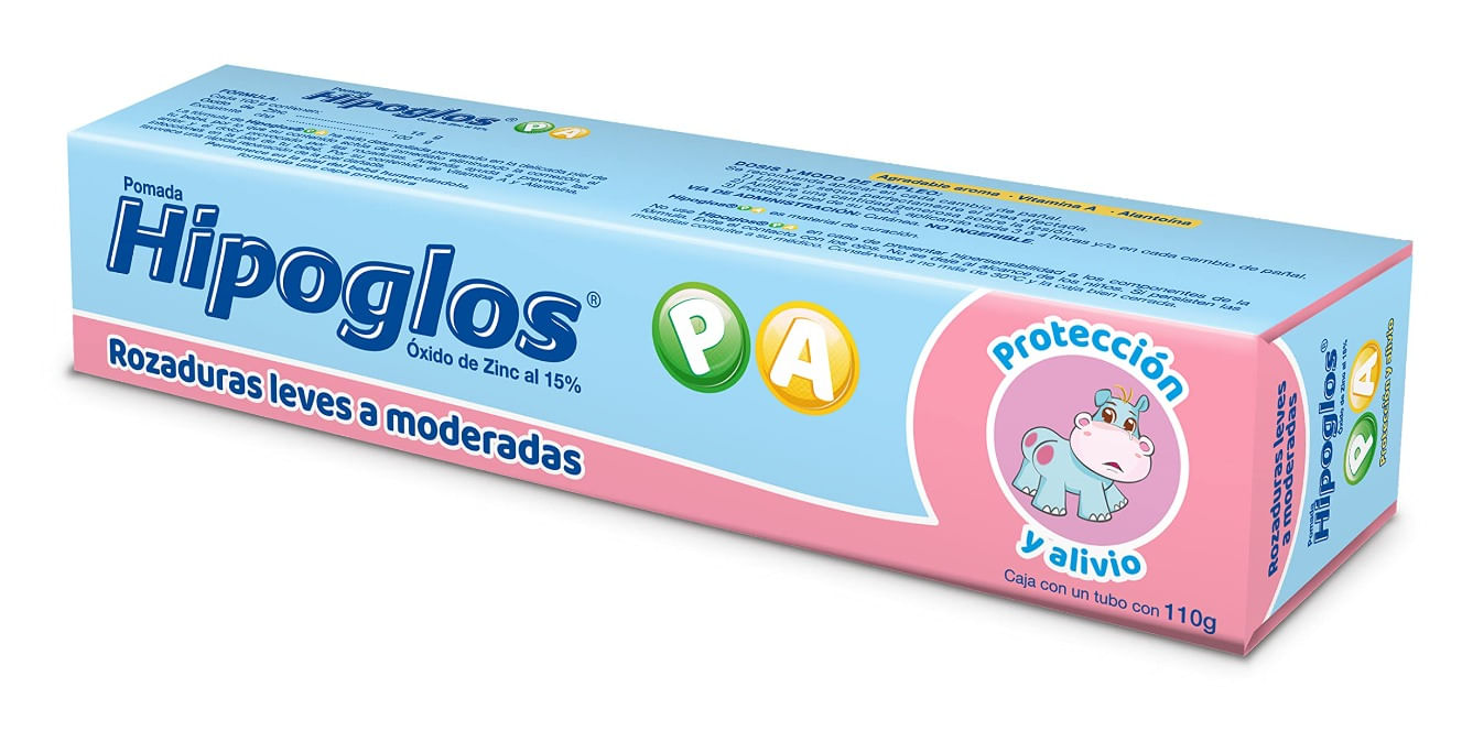 Hipoglos Pomada 15% Tubo con 110 g - Farmacias Klyns