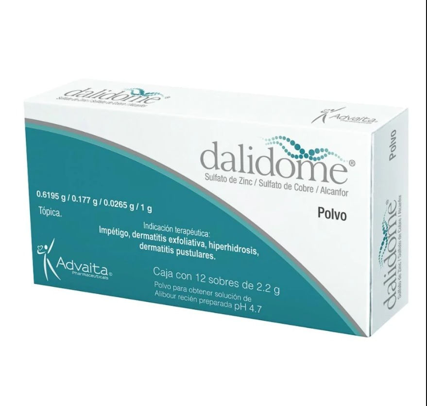 Dalidome Polvo 0.6195 g / 0.177 g / 0.0265 g / 1 g 12 Sobres de 2.2 g ...