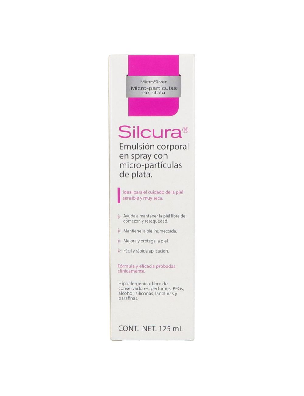 Silcura Emulsion Corporal en Spray 125 mL - Farmacias Klyns
