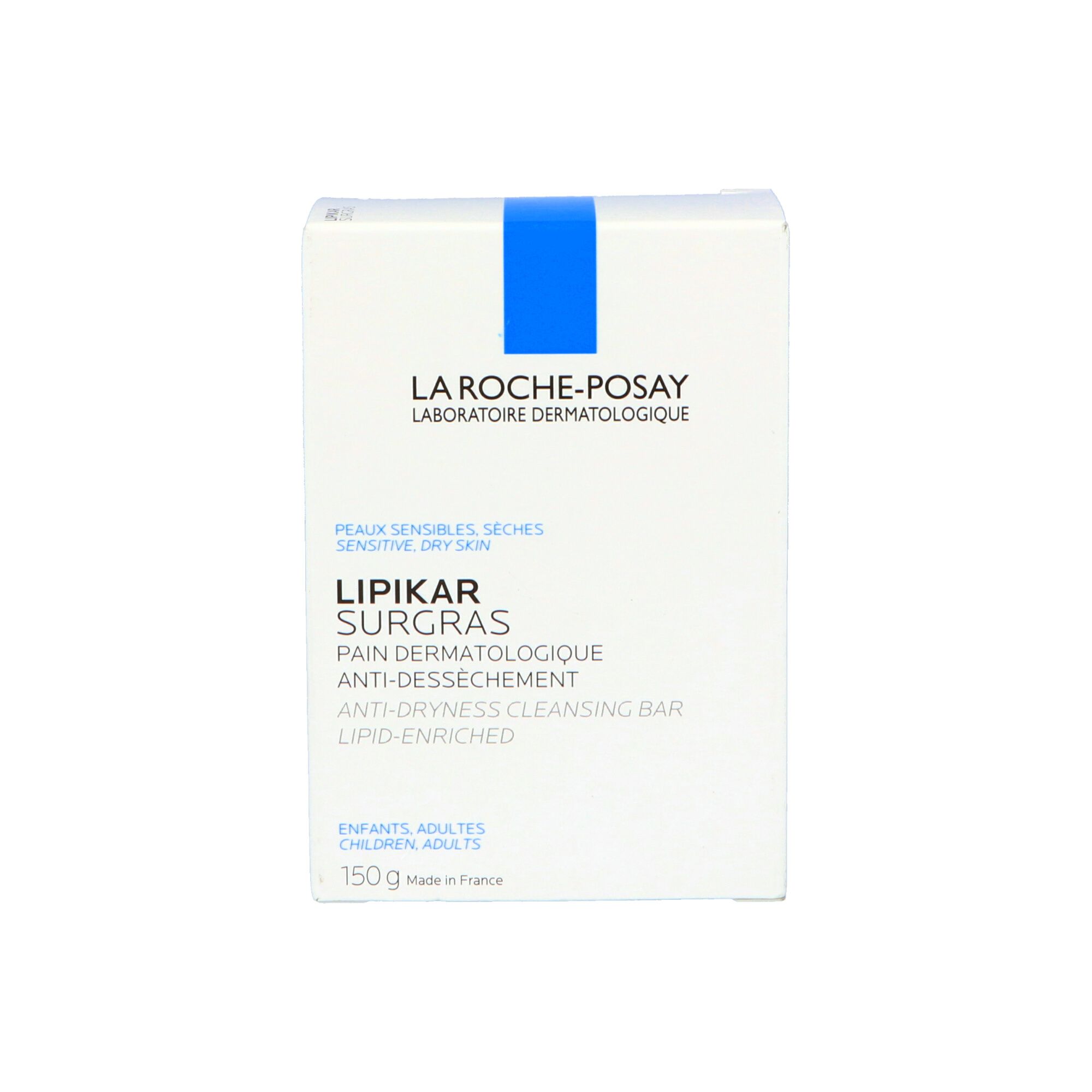 Lipikar Surgras Barra Limpiadora La Roche Posay 150 g - Farmacias Klyns
