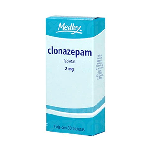 Clonazepam Medley 2 mg 30 Tabletas - Farmacias Klyns
