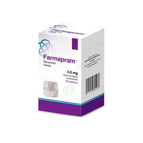 Farmapram 2 mg 30 Tabletas - Farmacias Klyns