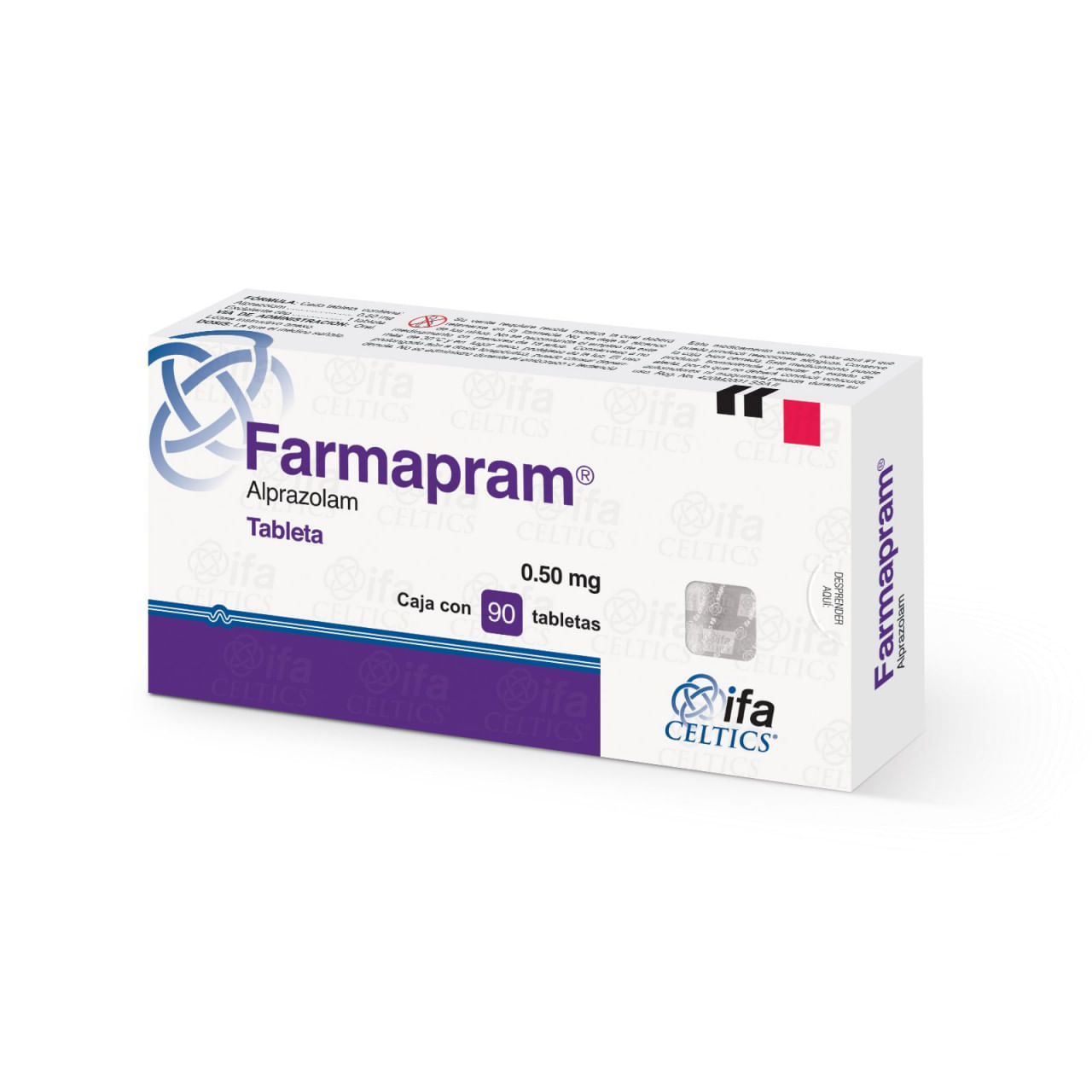 Farmapram 0.50 mg 90 Tabletas - Farmacias Klyns