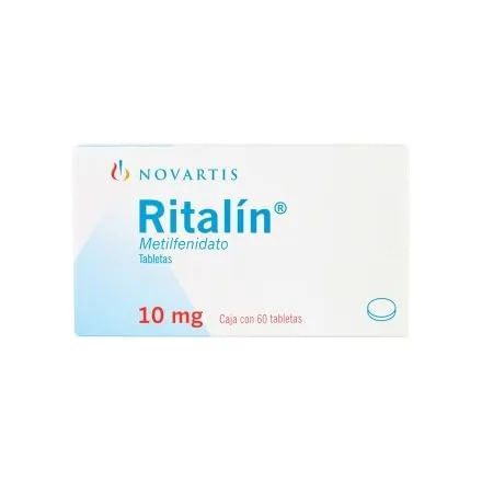 Ritalin 10 mg 60 Tabletas - Farmacias Klyns