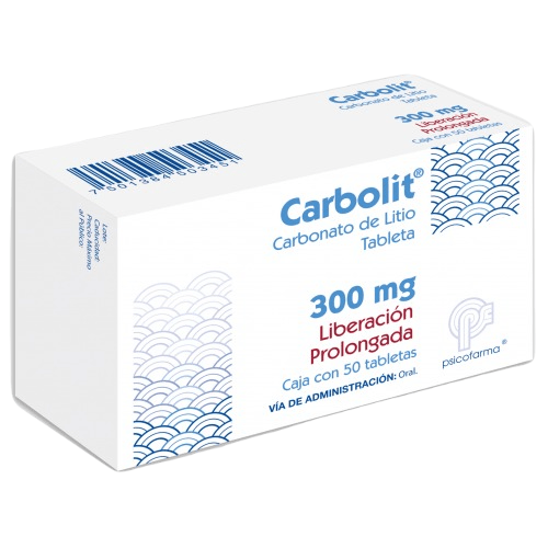 Carbolit LP 300 mg 50 Tabletas - Farmacias Klyns