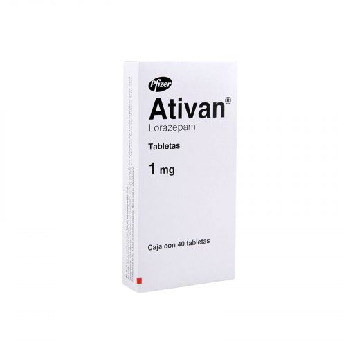 Ativan 1 mg 40 Tabletas - Farmacias Klyns