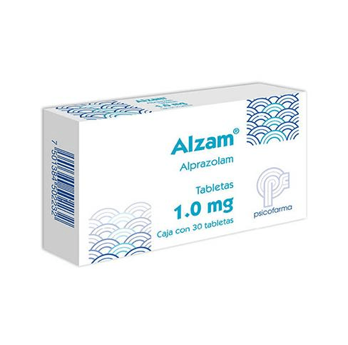 Alzam 1 mg 30 Tabletas - Farmacias Klyns