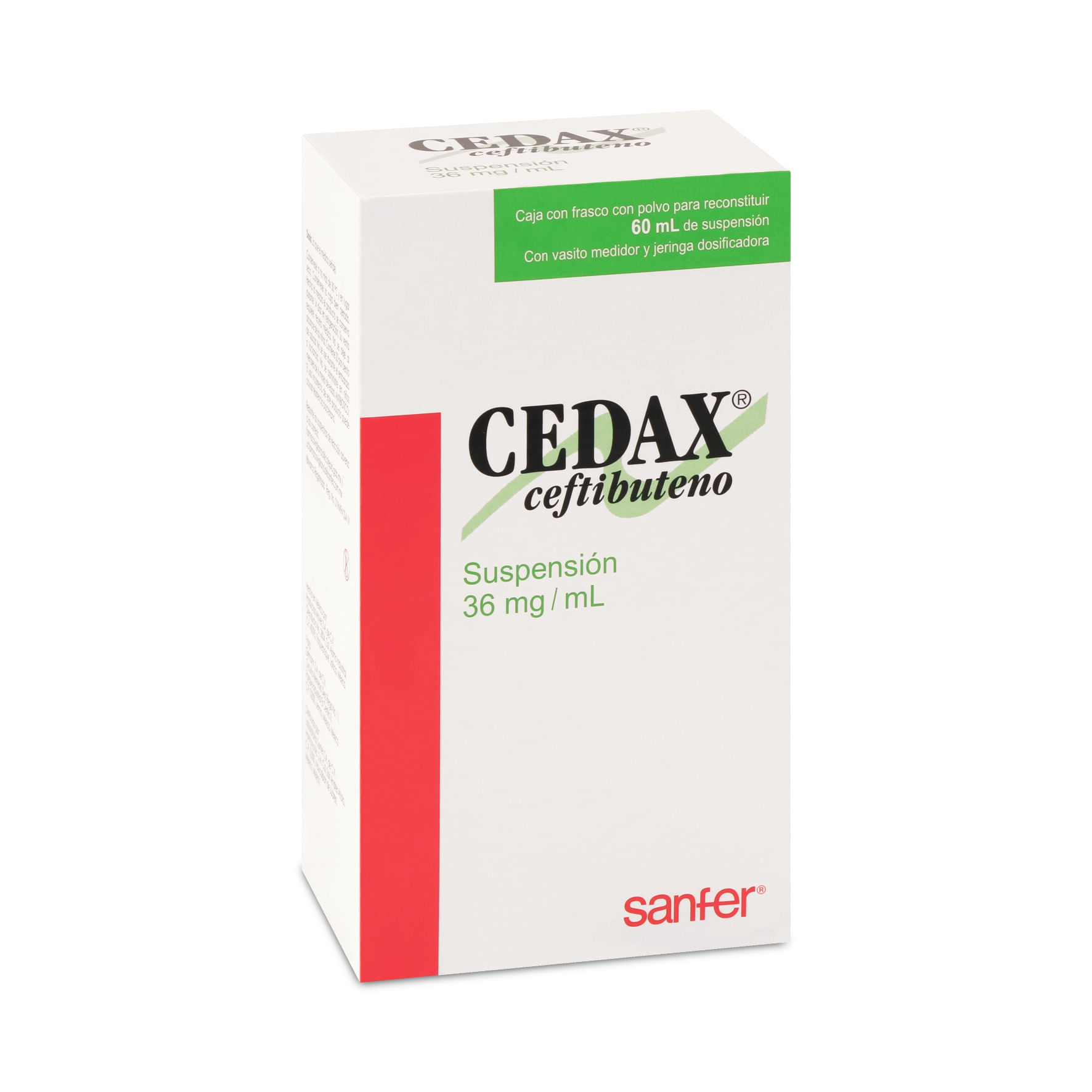 Cedax 36 mg/mL 60 mL - Farmacias Klyns