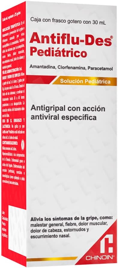 Antiflu-Des Solucion Pediatrico Frasco con 30 mL - Farmacias Klyns