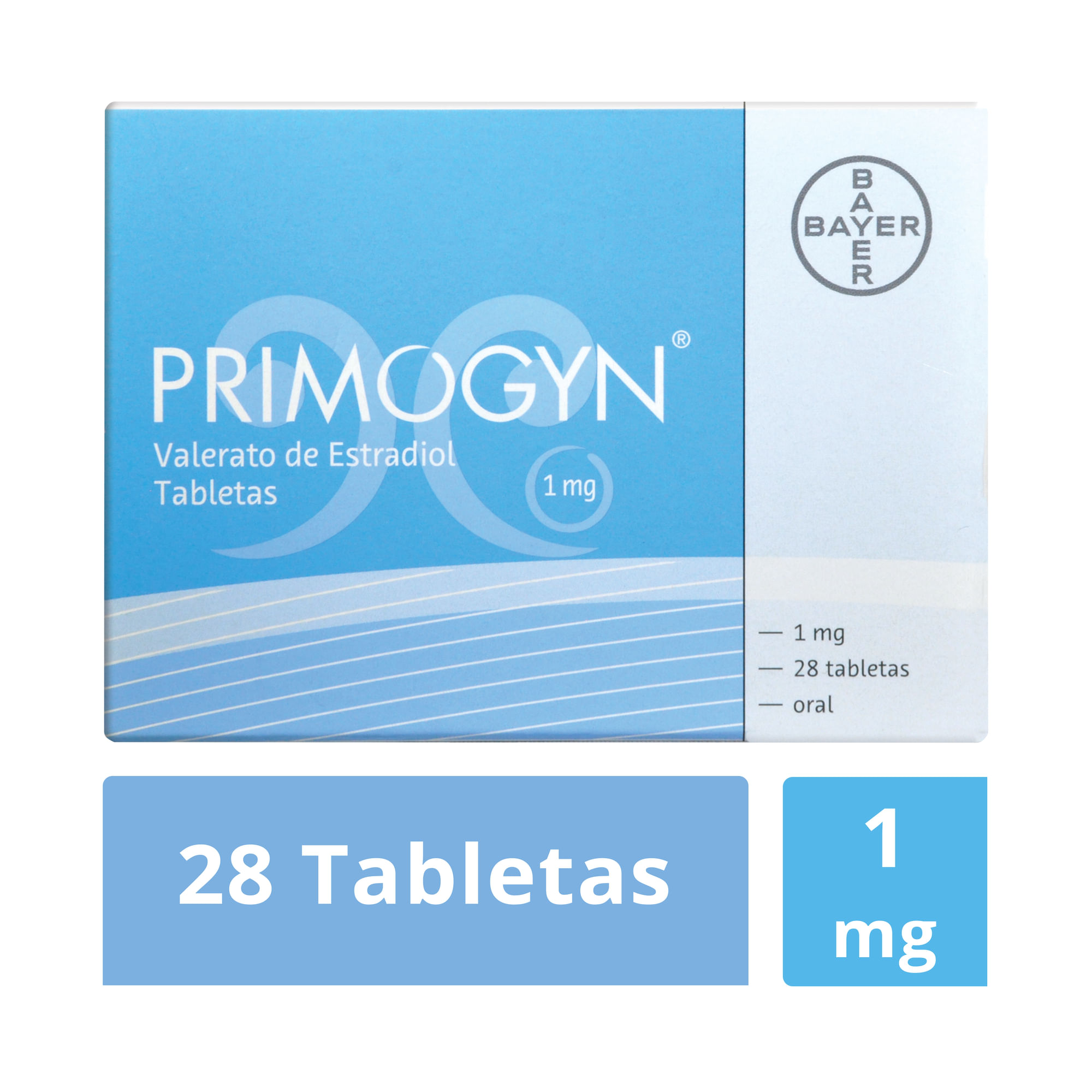 Primogyn 1 mg 28 Tabletas - Farmacias Klyns