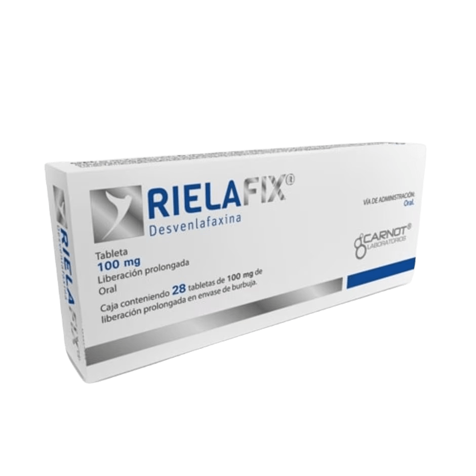 Rielafix 100 mg Liberación Prolongada 28 Tabletas - Farmacias Klyns