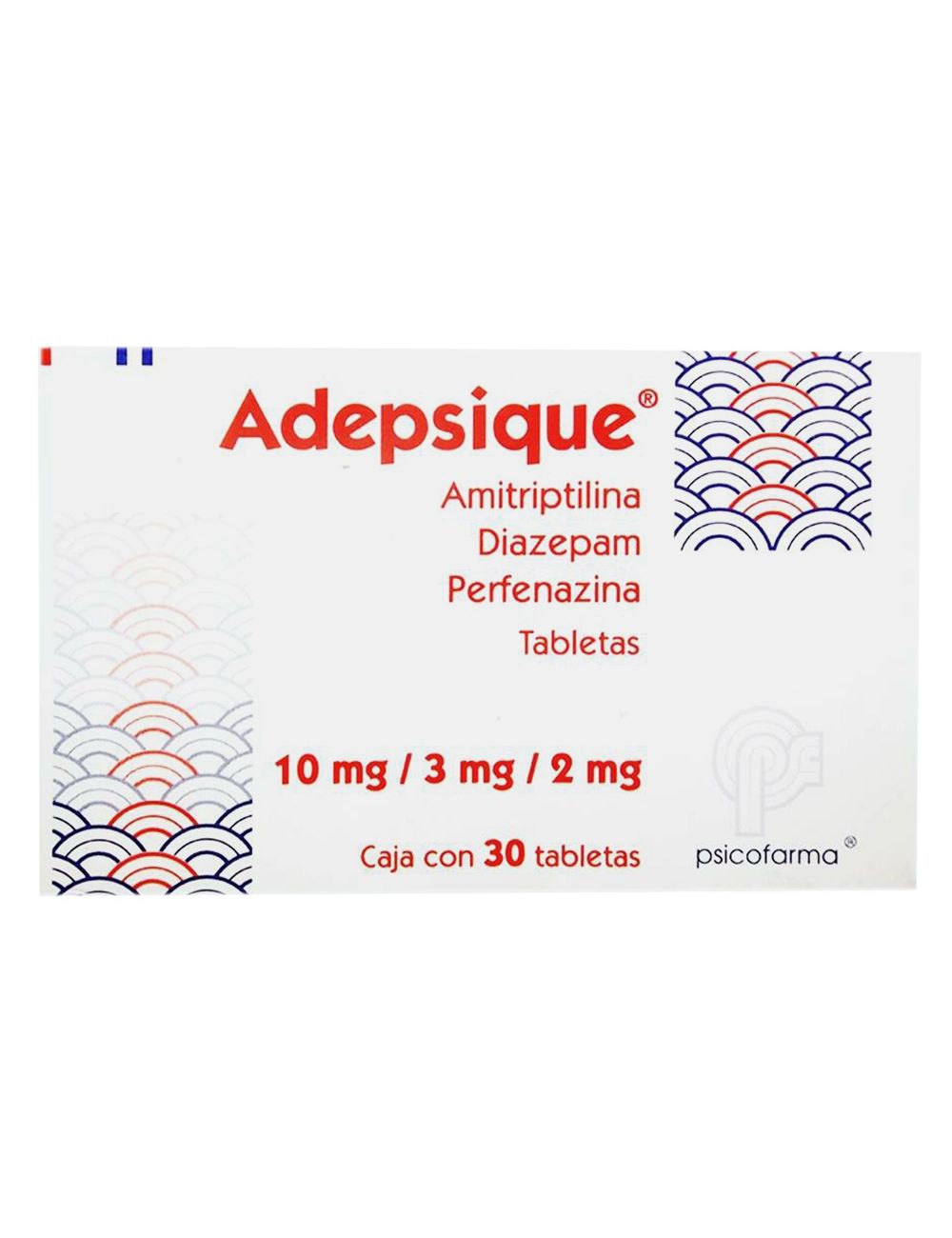 Adepsique 10 mg / 3 mg / 2 mg 30 Tabletas - Farmacias Klyns
