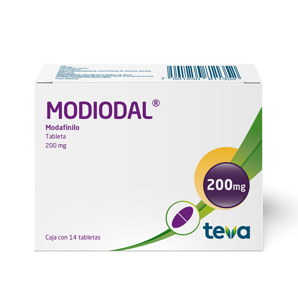Modiodal 200 mg 14 Tabletas - Farmacias Klyns