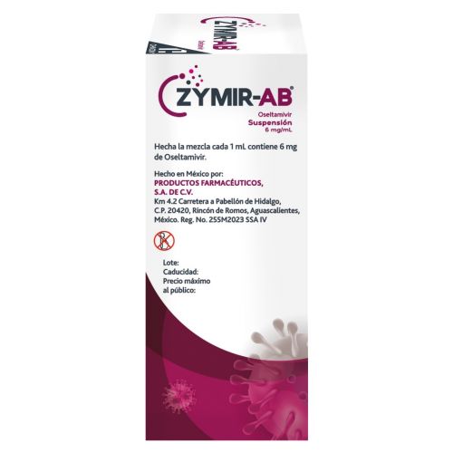 Zymir-AB Suspension 6 mg/mL Frasco con Polvo para 60 mL - Farmacias Klyns