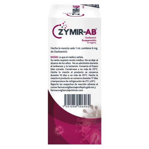 Zymir-AB Suspension 6 mg/mL Frasco con Polvo para 60 mL - Farmacias Klyns