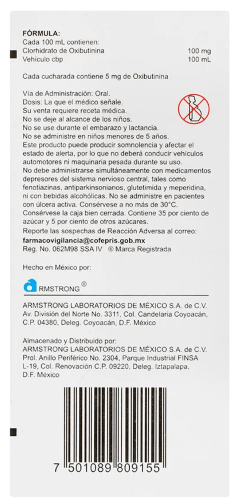 Nefryl Jarabe 100 mg / 100 mL Frasco con 120 mL - Farmacias Klyns