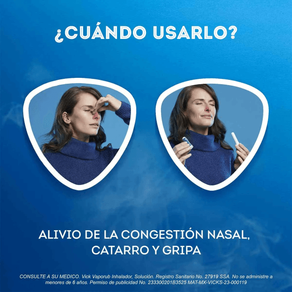 Vick VapoRub Inhalador 1 Pieza - Farmacias Klyns