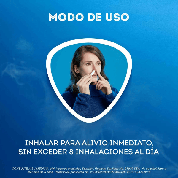 Vick VapoRub Inhalador 1 Pieza - Farmacias Klyns