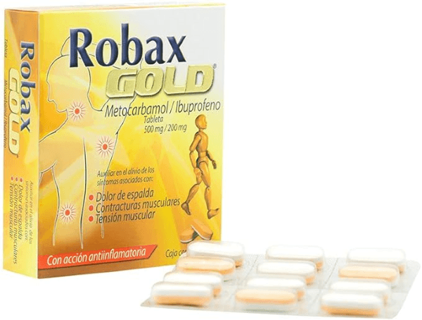 Robax Gold 500 mg / 200 mg 24 Tabletas - Farmacias Klyns
