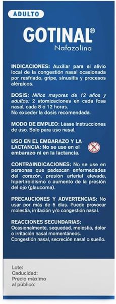 Gotinal Solucion 1 mg / mL Frasco con 15 mL - Farmacias Klyns Gotinal Solucion 1 mg / mL Frasco con 15 mL - Farmacias Klyns