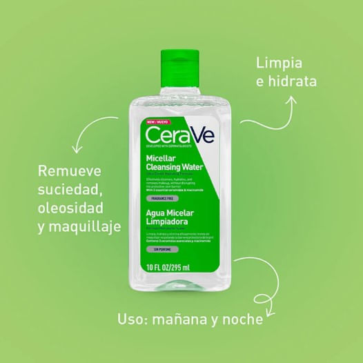 CeraVe Agua Micelar Limpiadora 295 mL - Farmacias Klyns