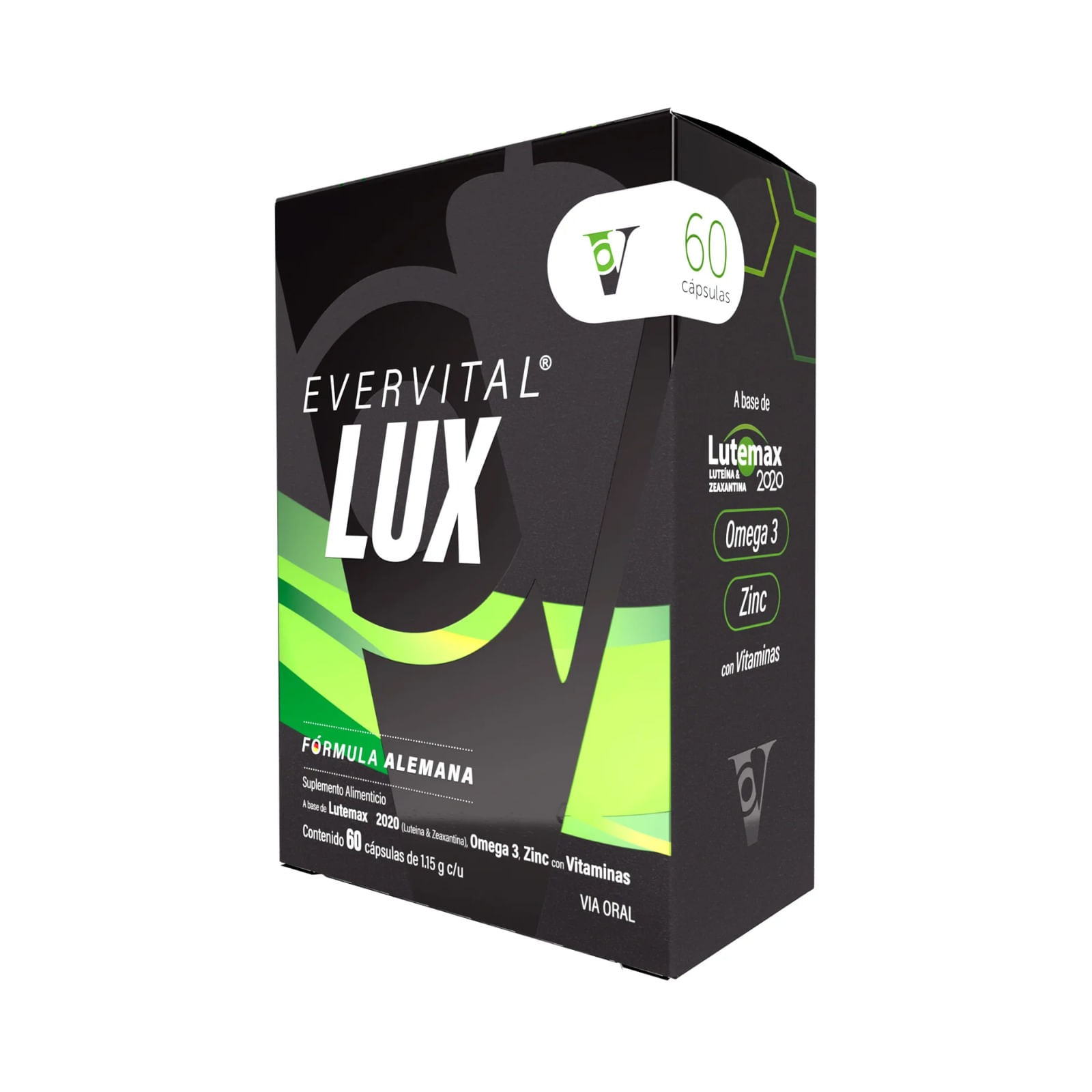 Evervital Lux 60 Capsulas - Farmacias Klyns