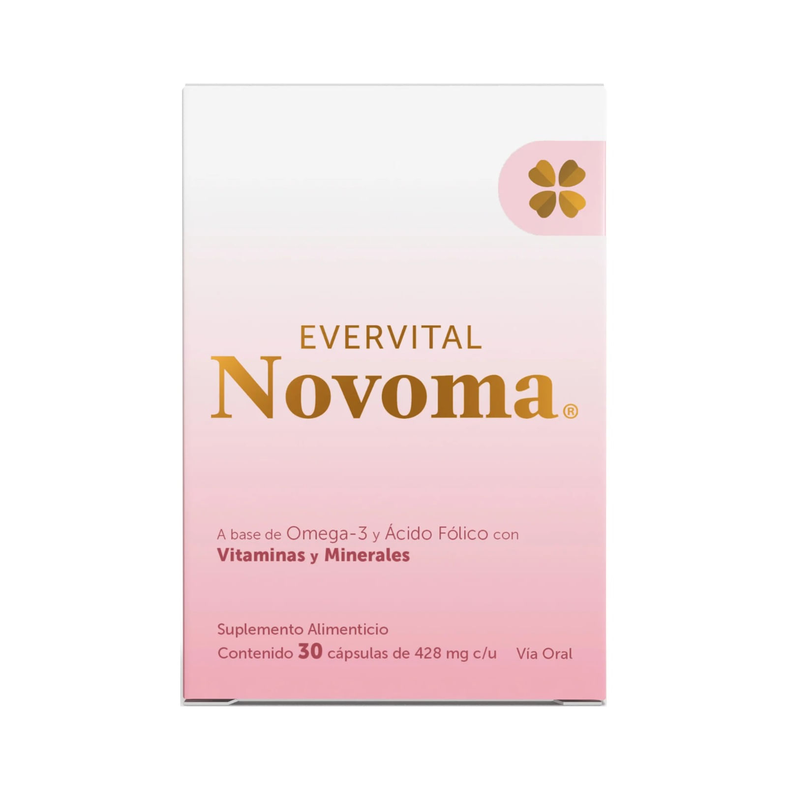 Evervital Novoma Suplemento Alimenticio 30 Capsulas - Farmacias Klyns