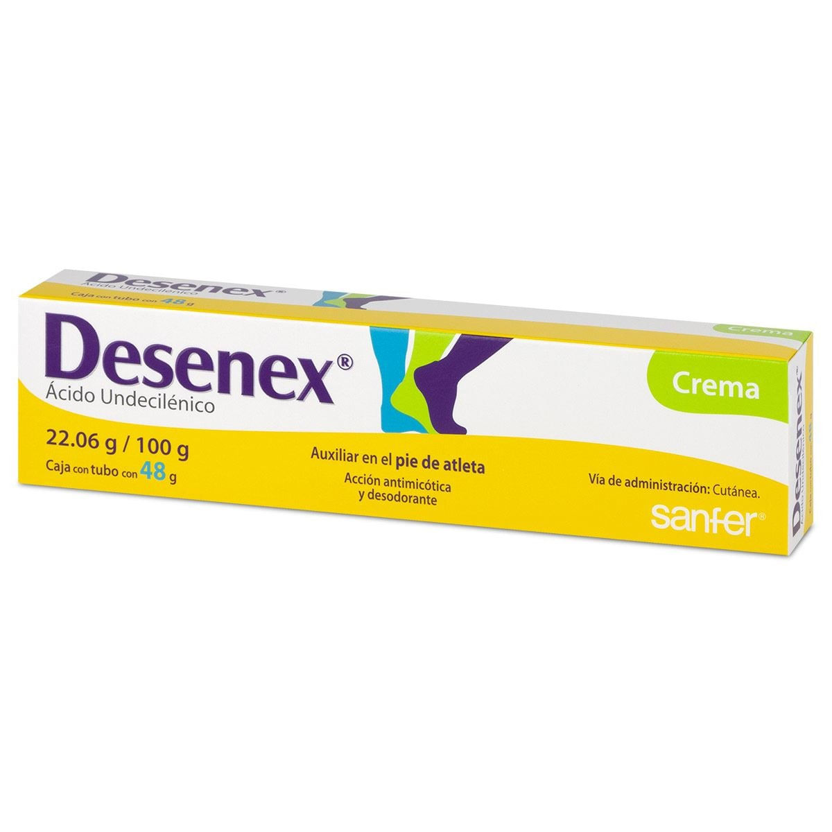 Desenex Crema Tubo con 48 g - Farmacias Klyns