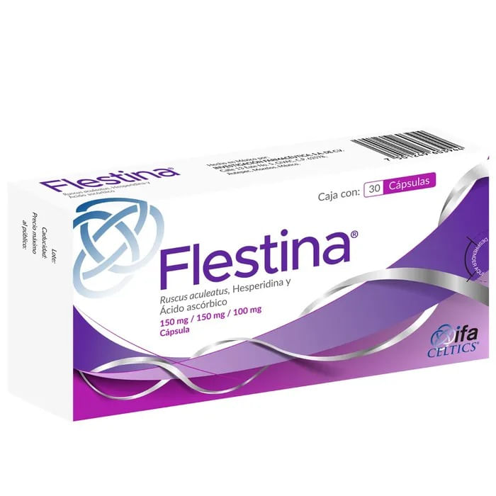 Flestina 150 mg / 150 mg / 100 mg 30 Capsulas - Farmacias Klyns