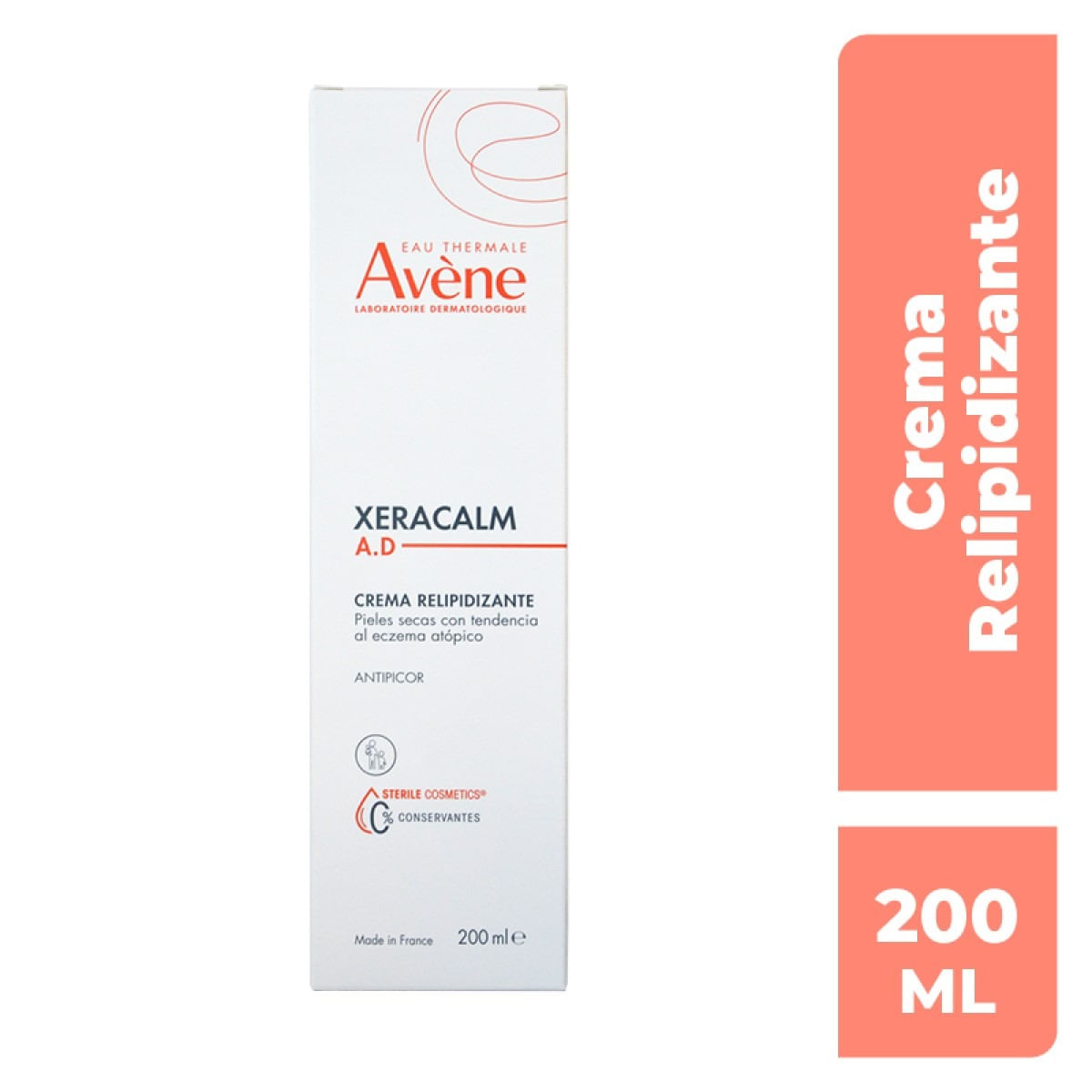 XeraCalm A.D. Crema Relipidizante Avene 200 g - Farmacias Klyns