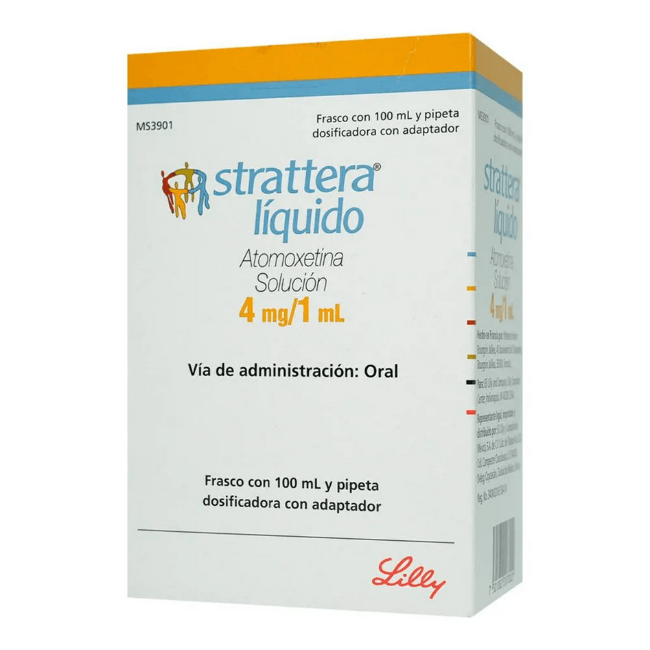 Strattera Solucion 4 mg / 1 mL 100 mL - Farmacias Klyns