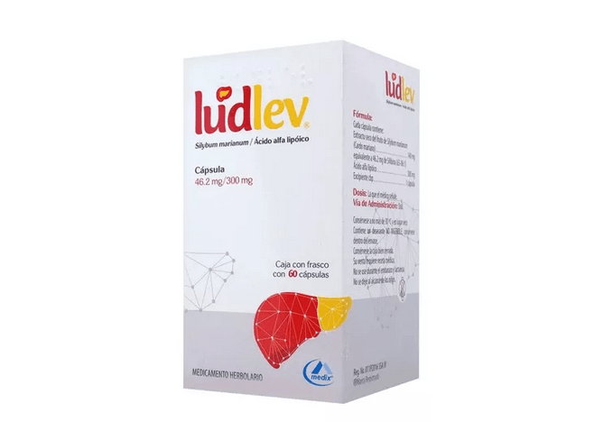 Ludlev 46.2 / 300 mg 60 Capsulas - Farmacias Klyns
