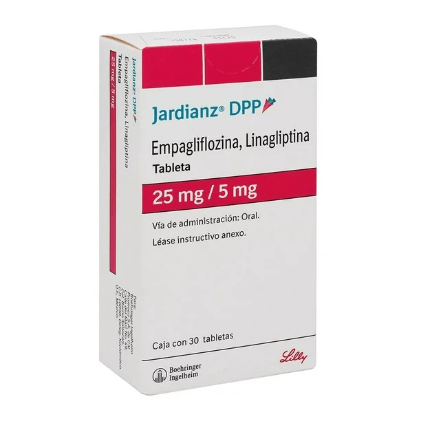 Jardianz Dpp 25 mg / 5 mg 30 Tabletas - Farmacias Klyns