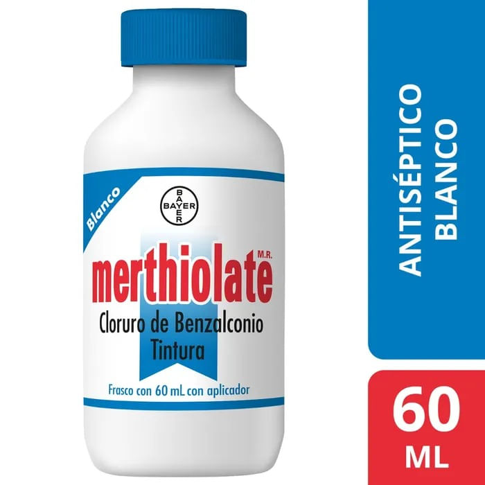 Merthiolate Blanco 60 mL - Farmacias Klyns