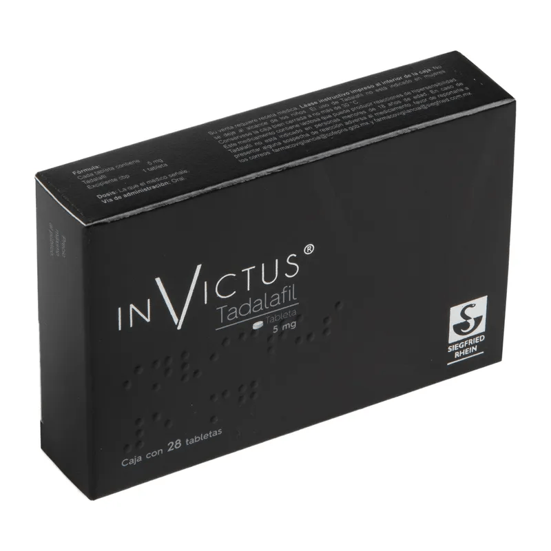 Invictus 5 mg 28 Tabletas - Farmacias Klyns