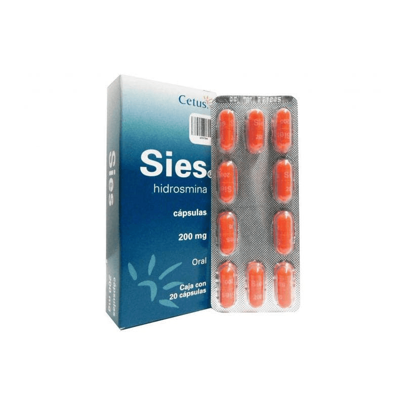 Sies 200 mg 20 Capsulas - Farmacias Klyns