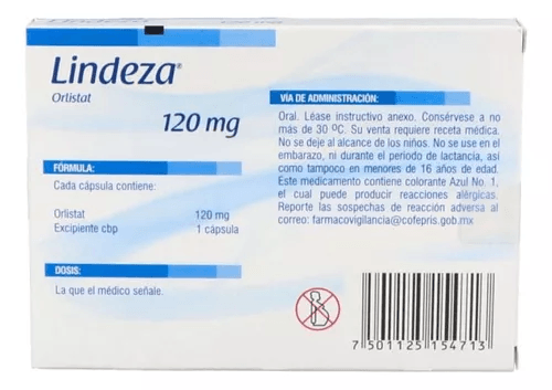 Lindeza 120 mg 42 Capsulas - Farmacias Klyns
