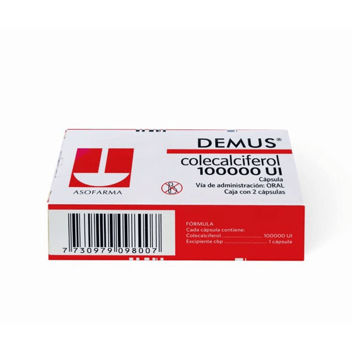 Demus 100 000 UI 2 Capsulas - Farmacias Klyns