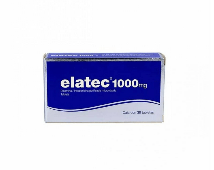 Elatec 1000 mg 30 Tabletas - Farmacias Klyns