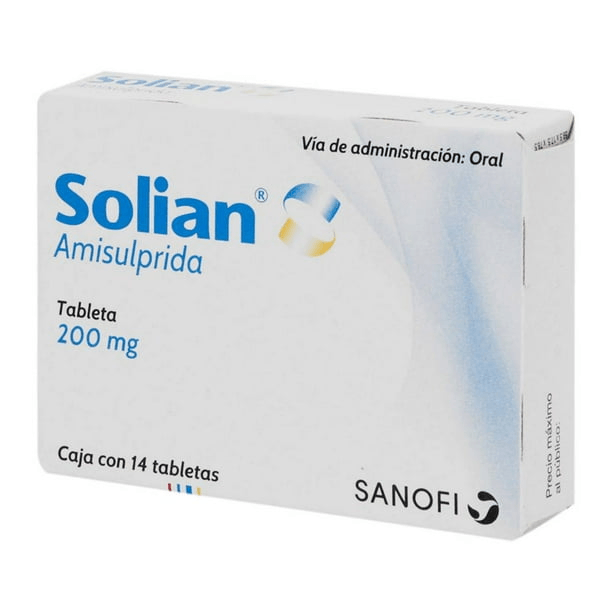Solian 200 mg 14 Tabletas - Farmacias Klyns