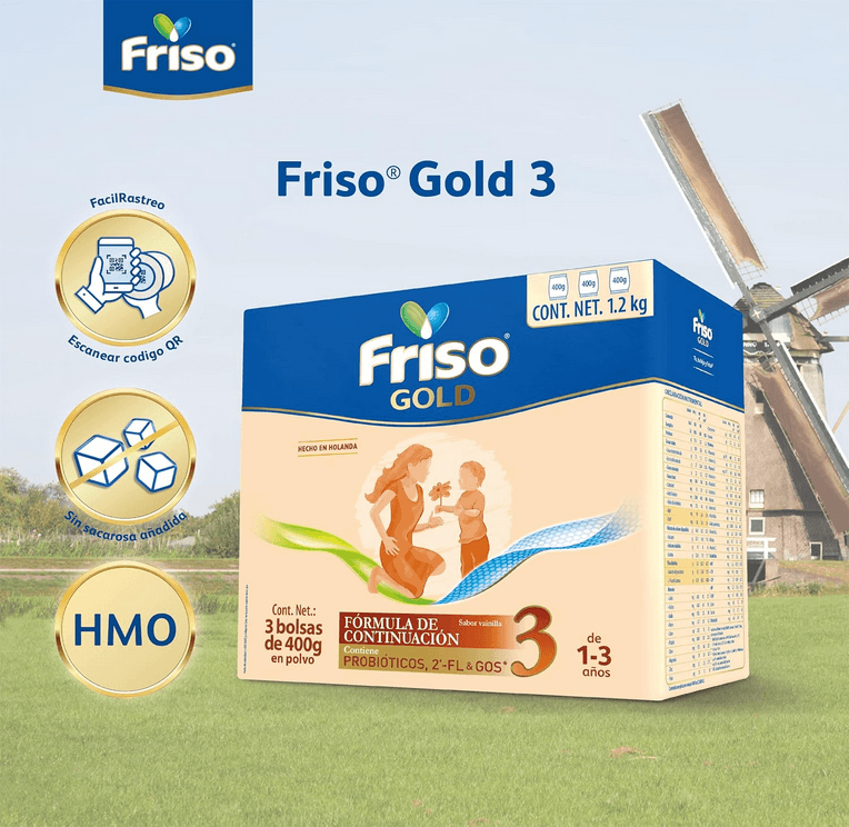 Frisolac Gold 3 1200 gr - Farmacias Klyns