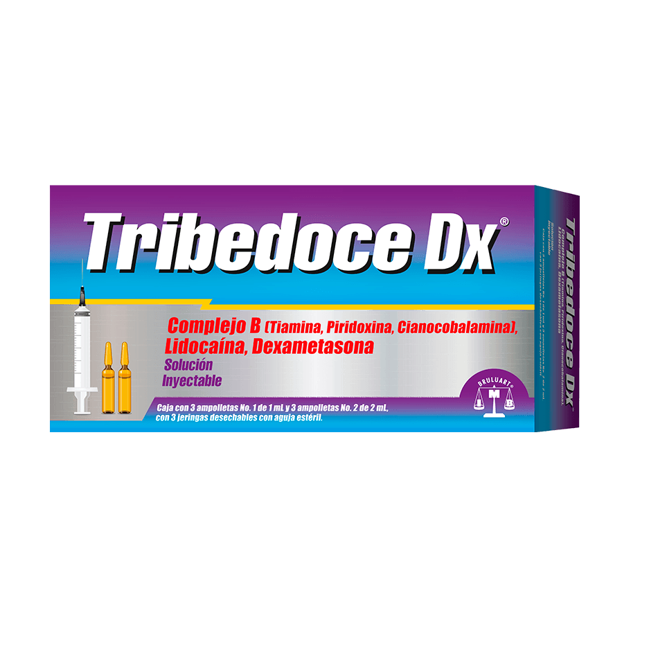 Tribedoce Dx Solucion Inyectable 3 Ampolletas 2 mL - Farmacias Klyns