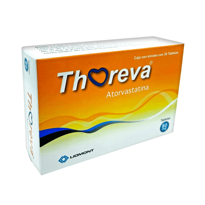 Thoreva 80 mg 30 Tabletas - Farmacias Klyns