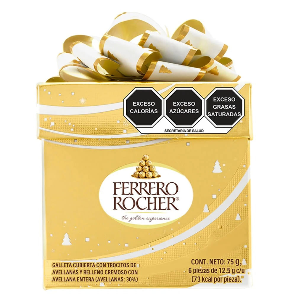 Ferrero Rocher Cube Box 6 Piezas - Farmacias Klyns