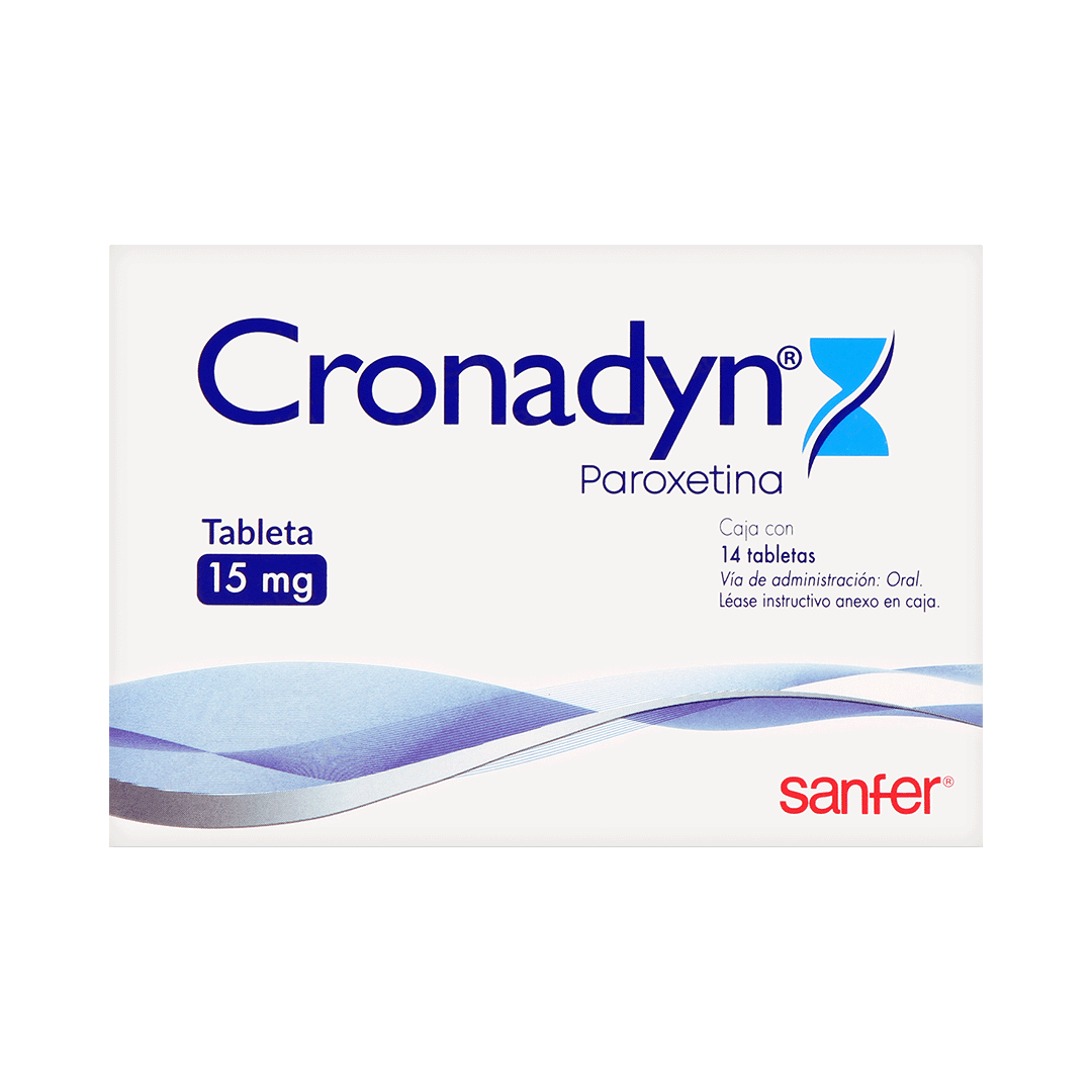 Cronadyn 15 mg 14 Tabletas - Farmacias Klyns